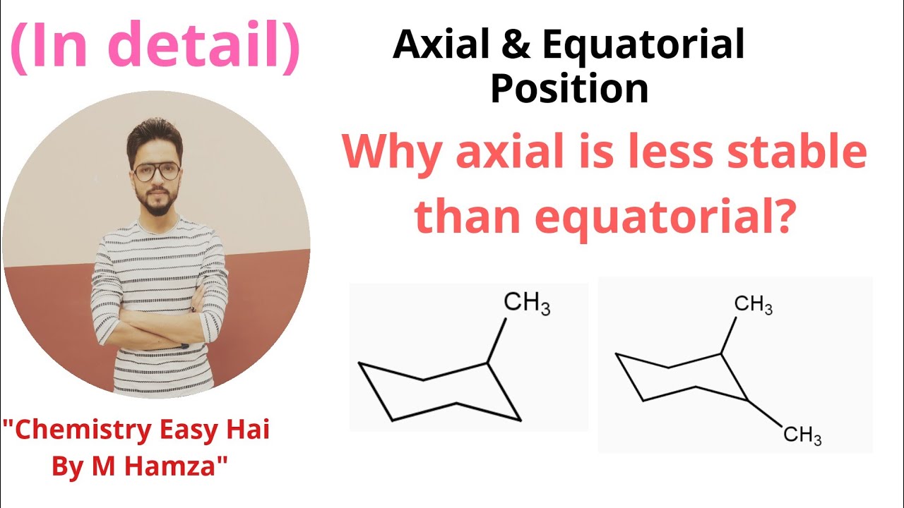 Axial & Equatorial Position Of Chair | Mono & Disubstituted Chair | Cis ...