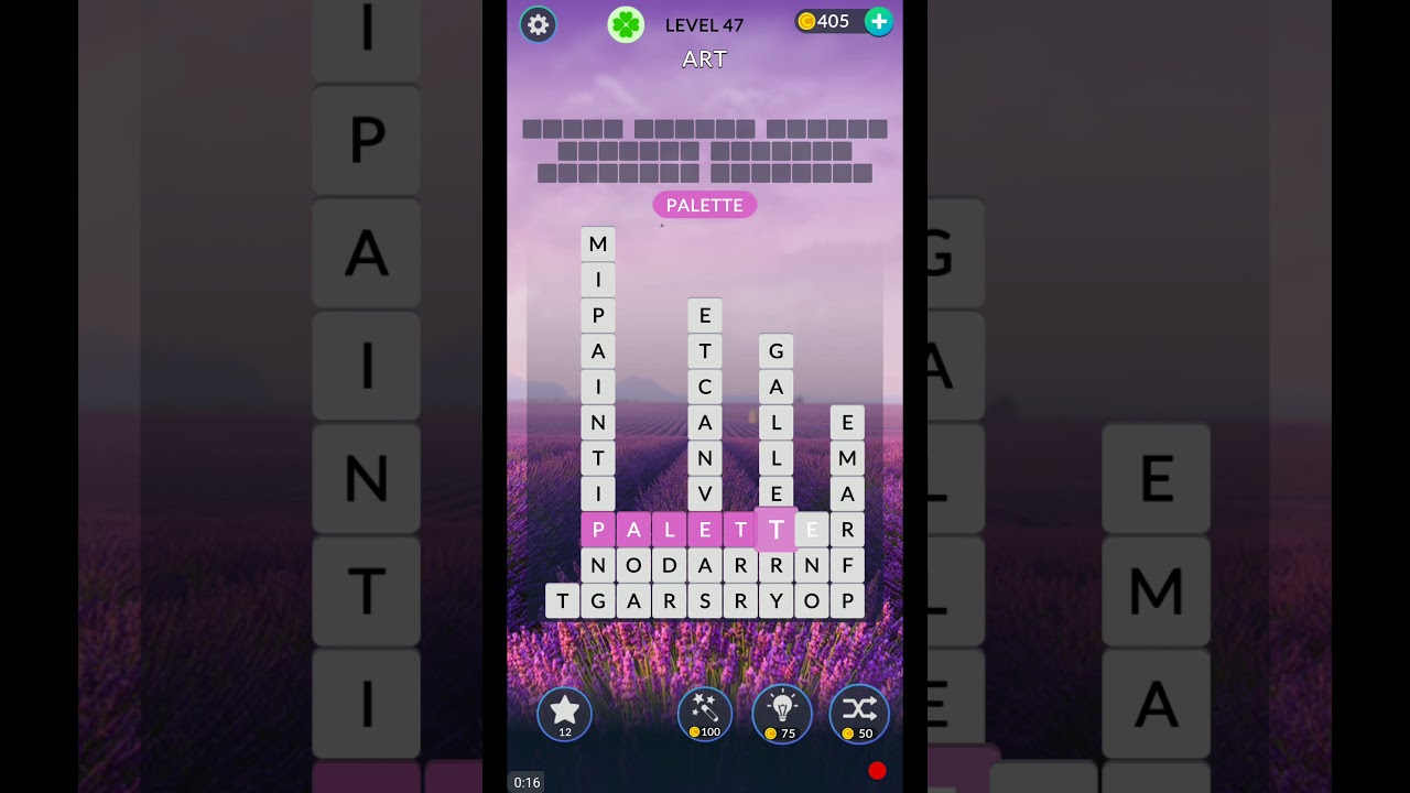 WORD TILES LEVEL 47 ANSWERS - YouTube