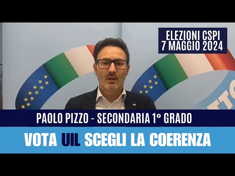 ELEZIONI CSPI, diamo voce ai candidati - Paolo Pizzo, Scuola Secondaria ...