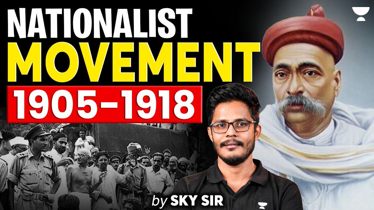 Nationalist Movement 1905-1918 In India In One Video | Old NCERT | UPSC ...