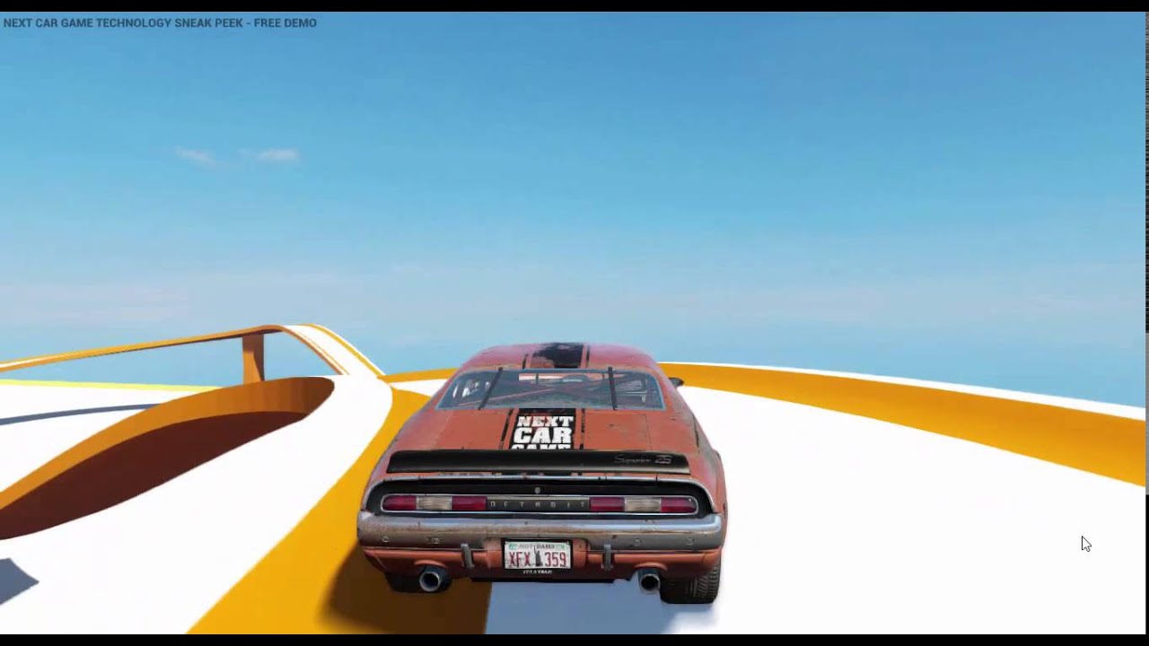 Next Car Game Technology Demo Gameplay - YouTube