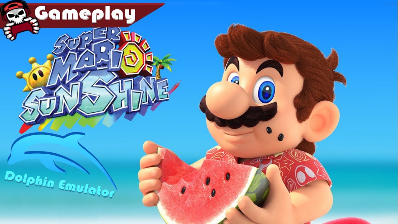 Dolphin Emulator Super Mario Sunshine 60fps Texturas Hd