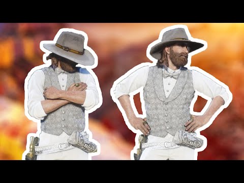 Red dead online RDR2 best all white ranger outfit !!! - YouTube