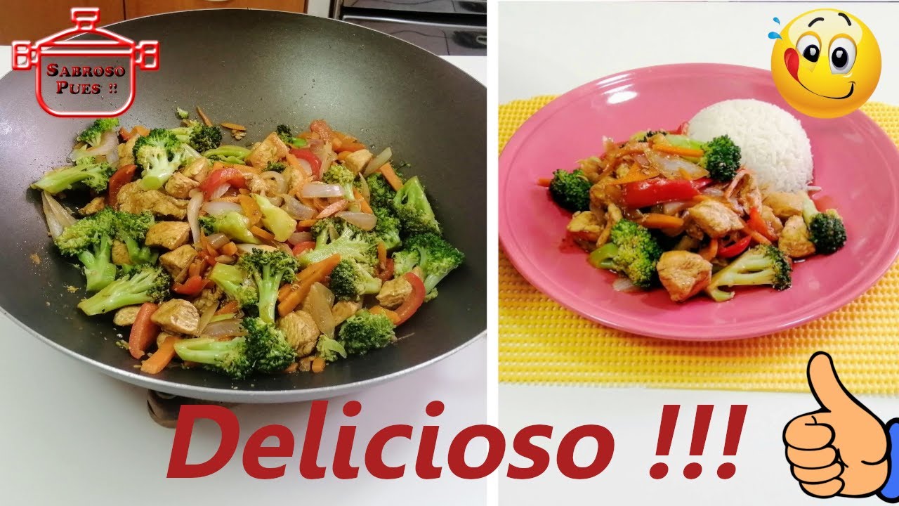 SALTADO DE BRÓCOLI BIEN PERUANO / SABROSO PUES !! - YouTube