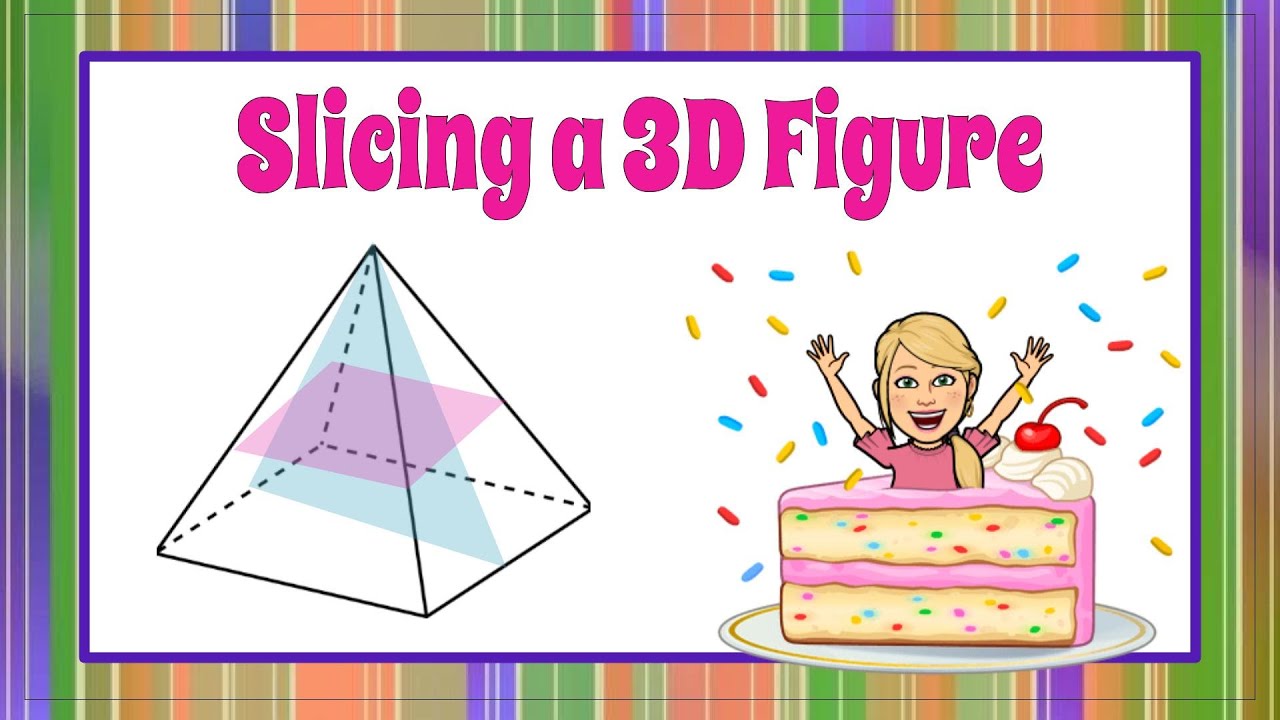 Slicing a 3D Figure | 7.G.A.3 💚💙 - YouTube
