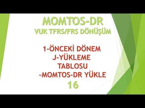 A27 16 1 ÖNCEKİ DÖNEM J YÜKLEME TABLOSU–MOMTOS DR YÜKLE
