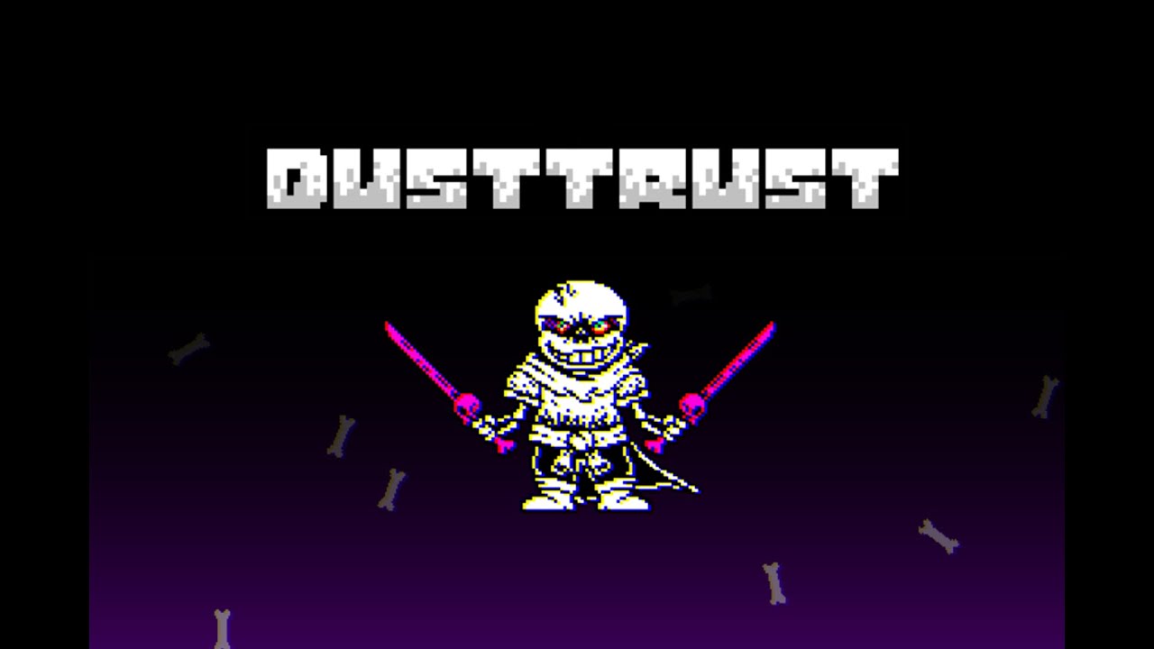 Dusttrust Sans Fight Official || Phase 1 || Undertale FanGame (Demo ...