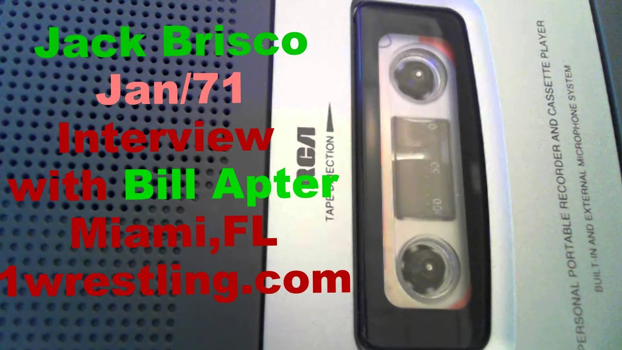 1971--JACK BRISCO TALKS FUNKS, BROTHER JERRY, NWA TITLE, MORALES @THE ...