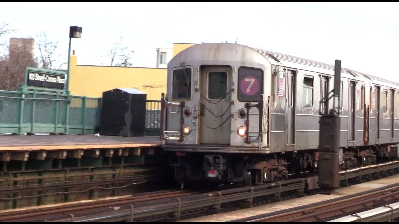 R62A 7 Train Arriving At 103rd Street (2012) - YouTube