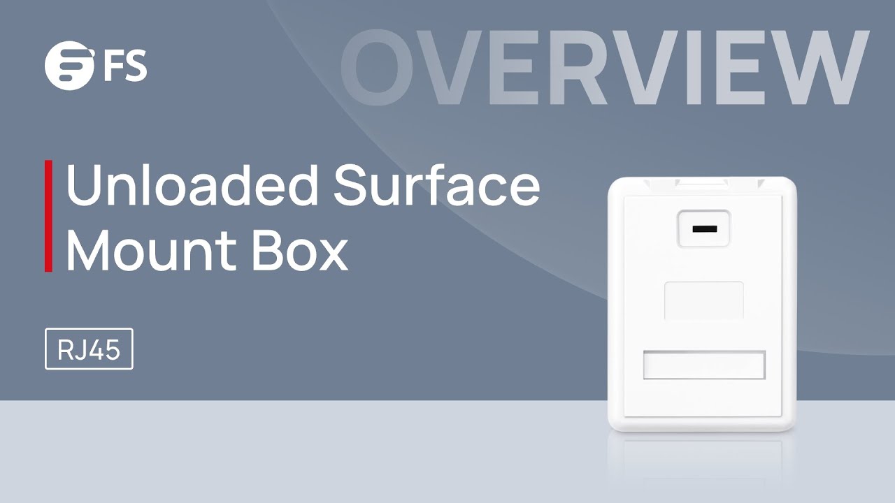 Unloaded Surface Mount Boxes Introduction | FS - YouTube