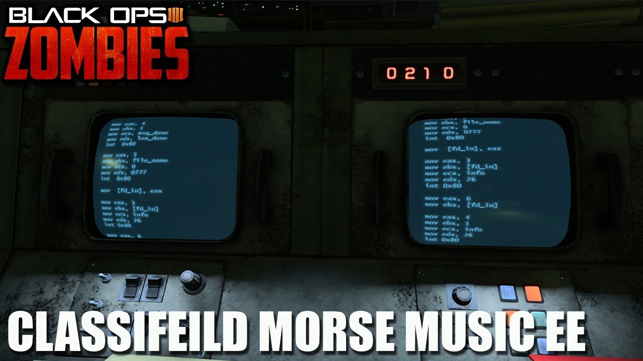 CLASSIFIED | MORSE CODE EASTER EGG SONG (Black Ops 4 Zombies) - YouTube