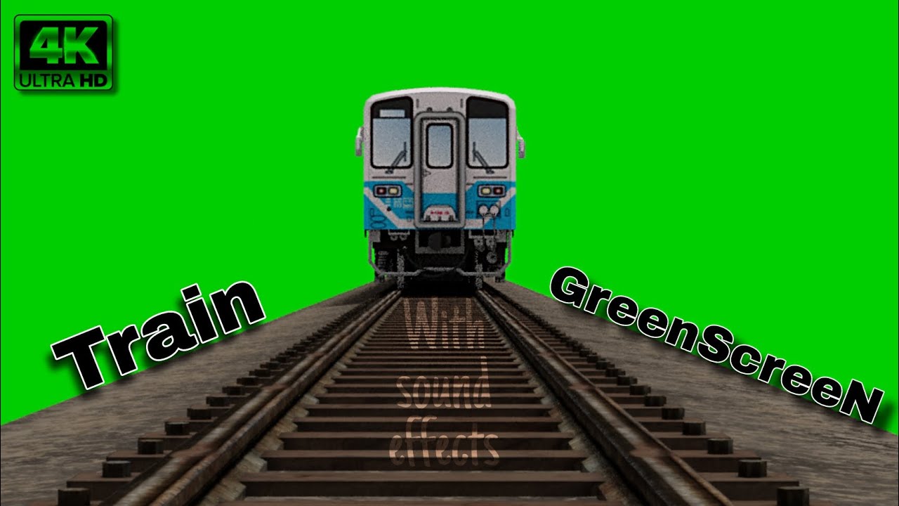 Train greenscreen 4k hd chroma key 3d | Greenscreen train hd video ...