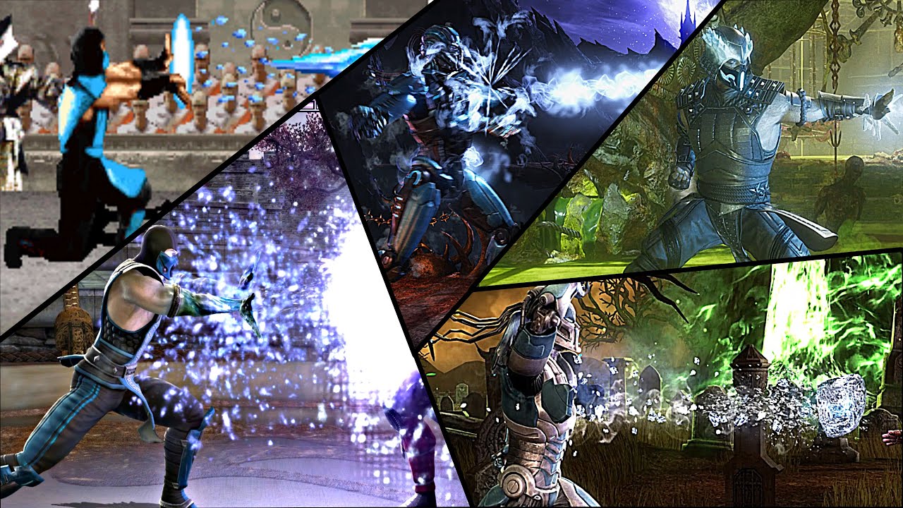 MORTAL KOMBAT ''SUB-ZERO'' [ ICE BLAST ] 1992 - 2023 IN ALL MK GAMES ...