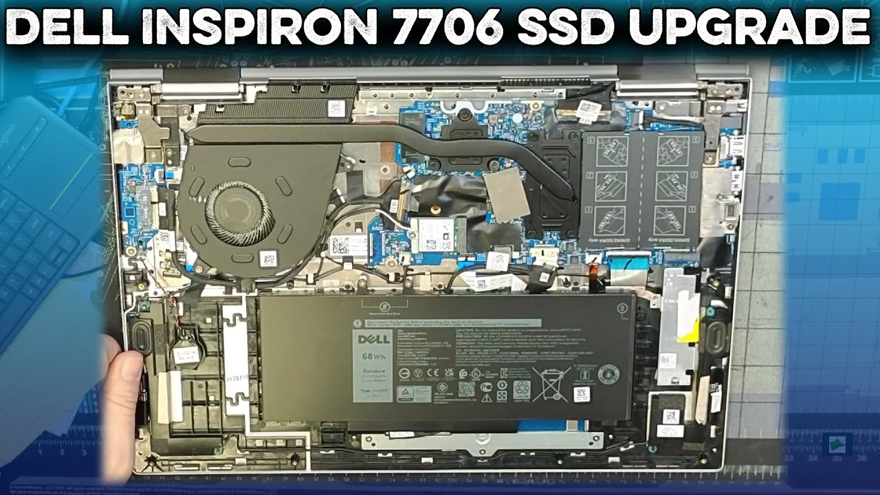 Dell Inspiron 7706 SSD Replacement #174 - YouTube