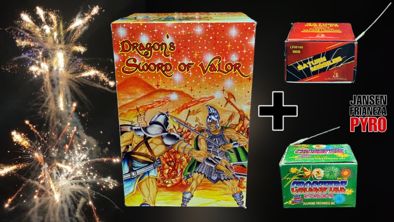 Dragon’s Sword of Valor 16 Shots by Dragon Fireworks + 300 Shots ...
