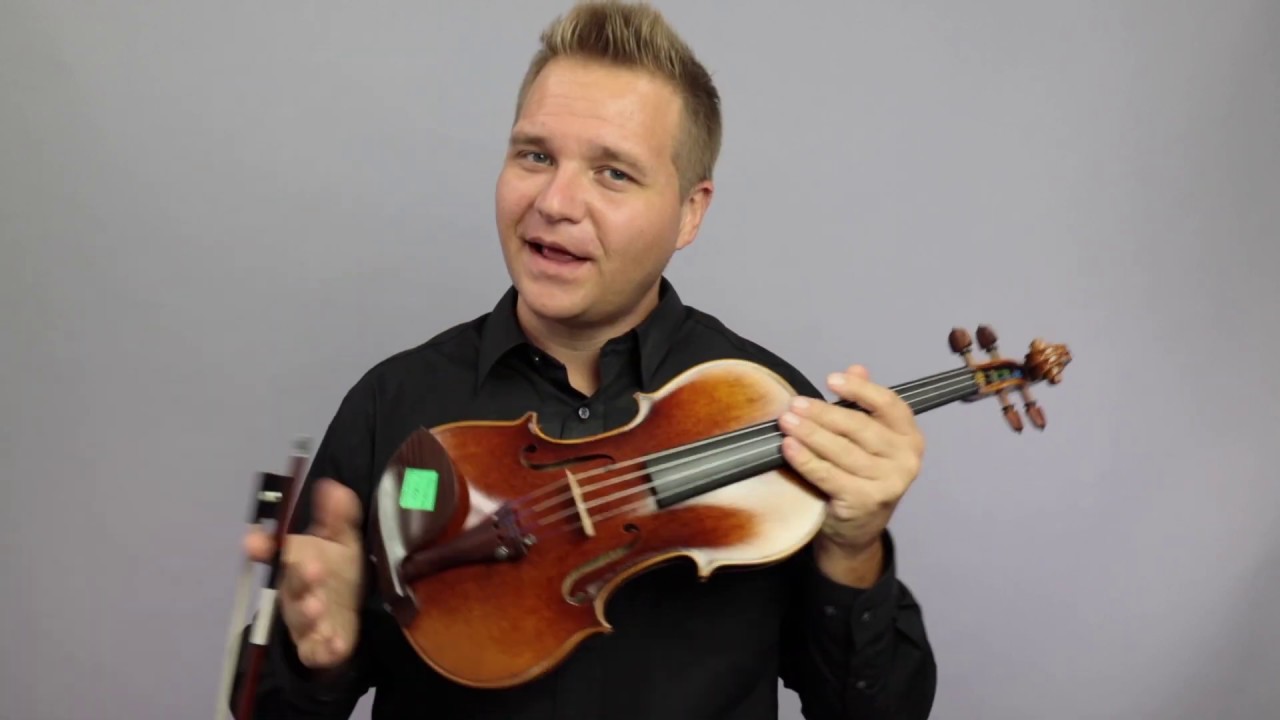 Fiddlershop Full Size Violin No. 113 - YouTube