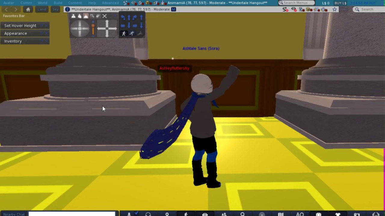 Second life Sora(Ashtale sans) dancing lamb - YouTube