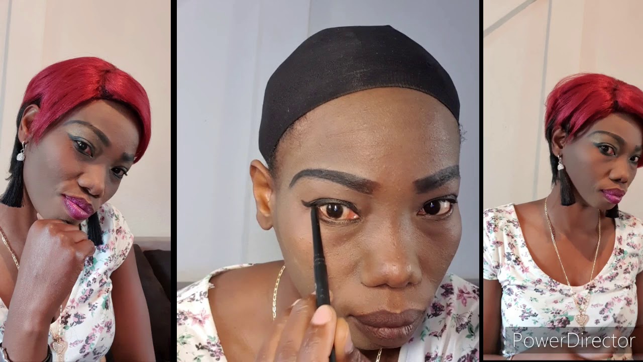 Gold smokey eye with a Davis lip & Matte lipstick. Practice makes ...