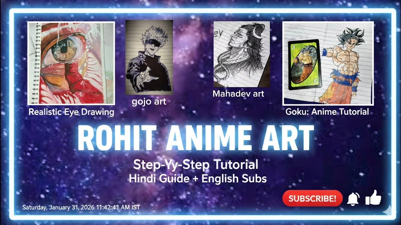 How to Draw Anime Face & Hair Step by Step ️ | Anime Drawing Tutorial ...