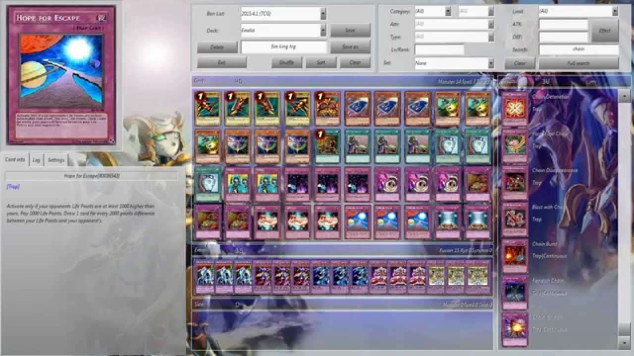 Deck Profile Hope For Escape Exodia April 2015 - YouTube