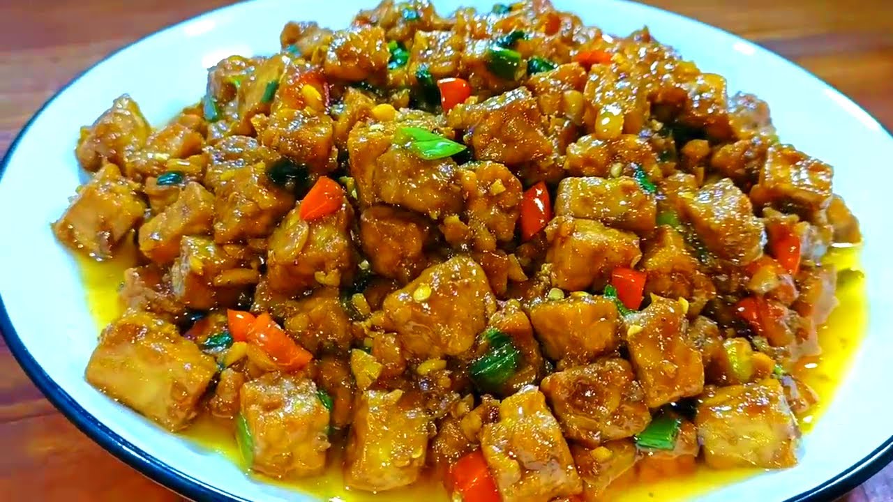 Cara Mudah Masak Tempe Sederhana dan enak - YouTube