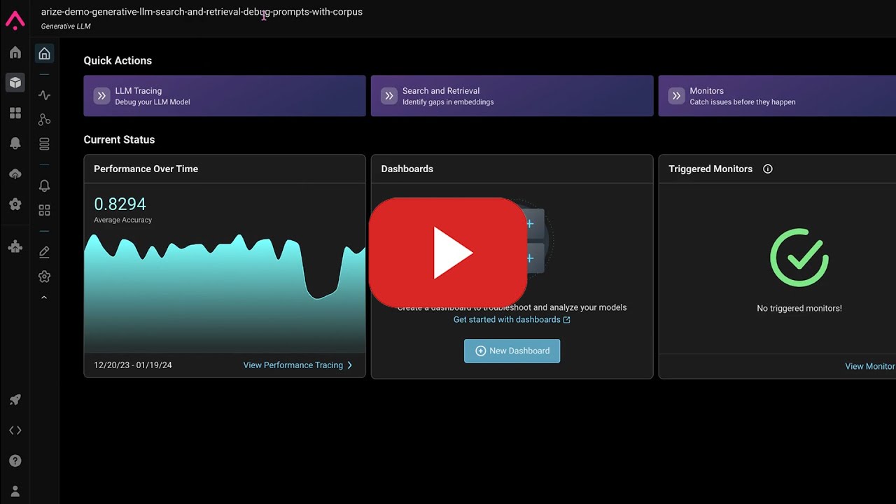 Arize Onboarding: LLM Tracing - YouTube