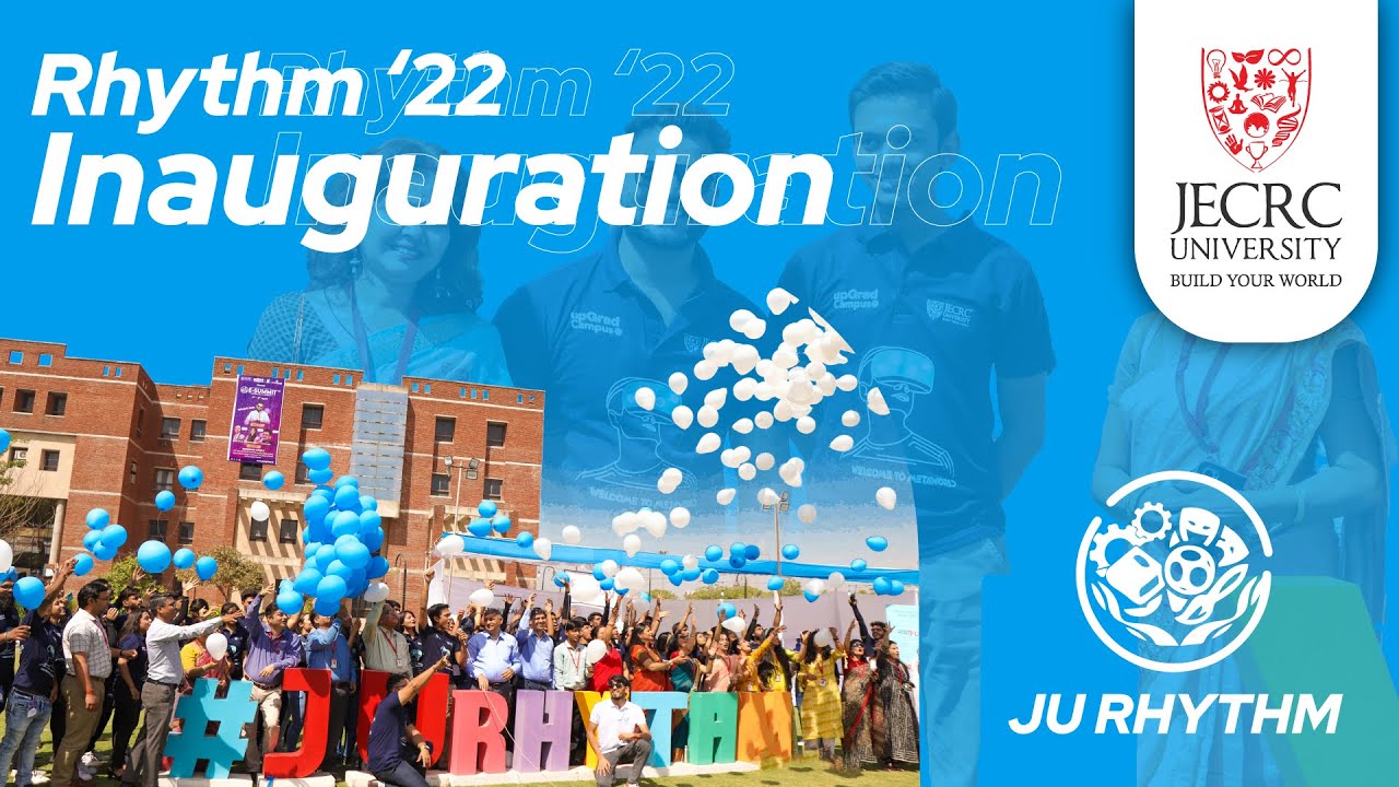 Inauguration of JU-Rhythm 2022 | JECRC Biggest Fest | Jecrc University ...