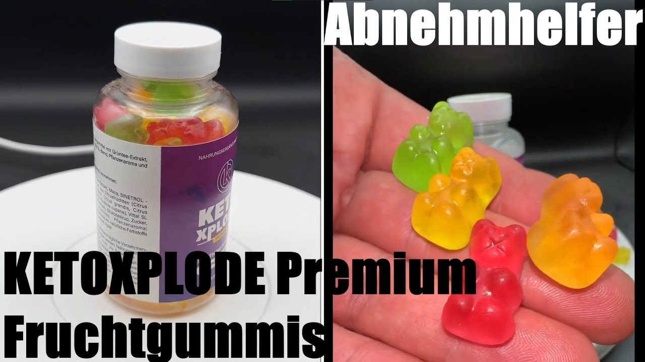 KETOXPLODE Premium Fruchtgummis (60 St.) | Kleiner, leckerer Abnehmhelfer - YouTube