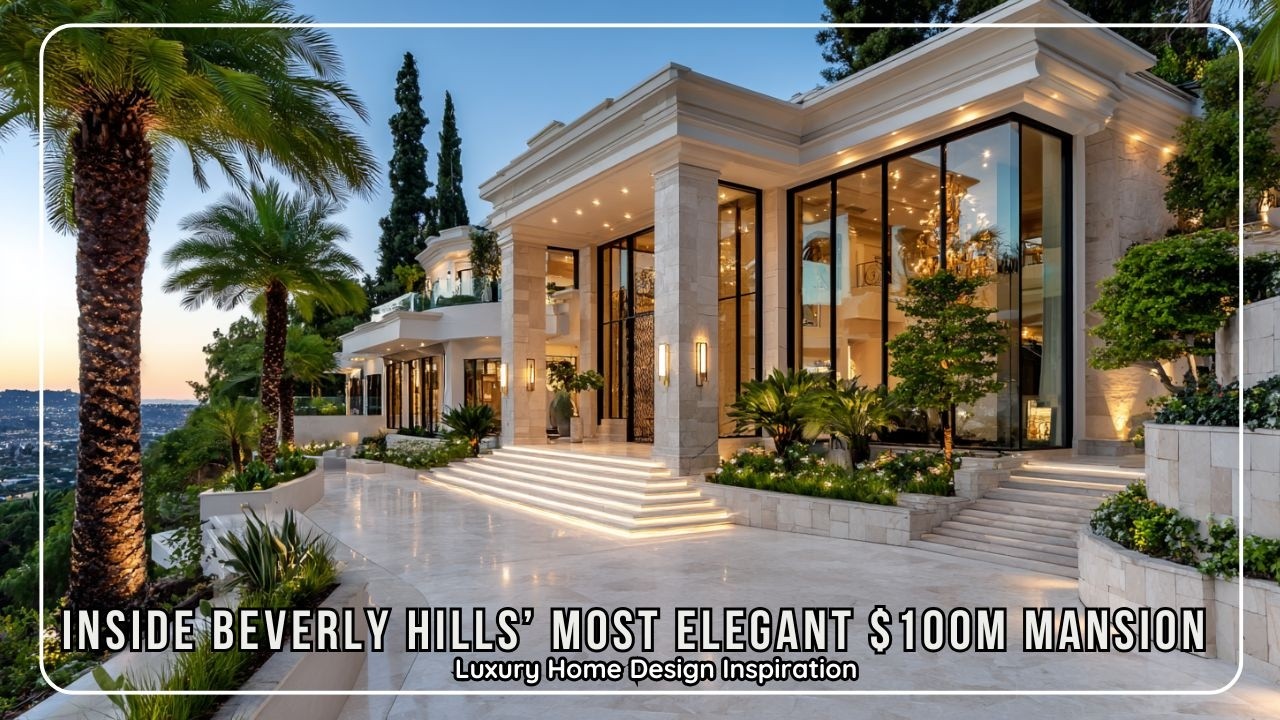 Inside Beverly Hills’ Most Elegant $100M Mansion | Luxury Home Design ...