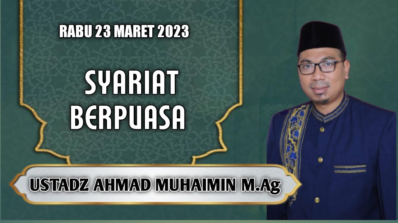 Ustadz Ahmad Muhaimin M.Ag / Masjid Quba joglo - YouTube