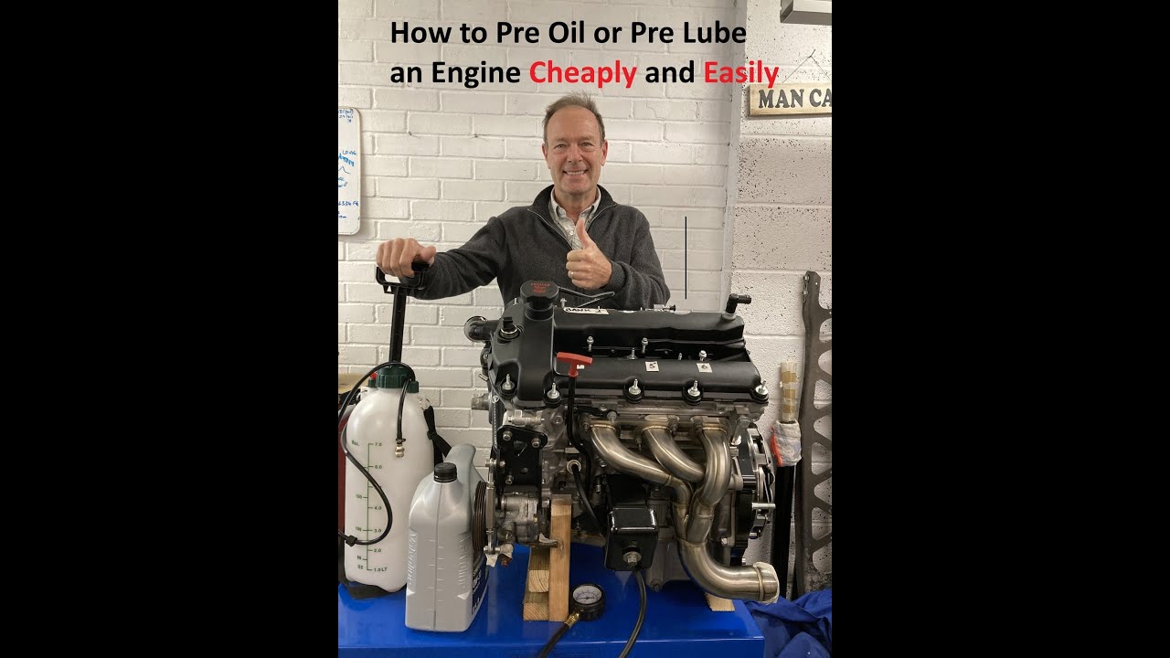 How to pre-oil an engine - YouTube