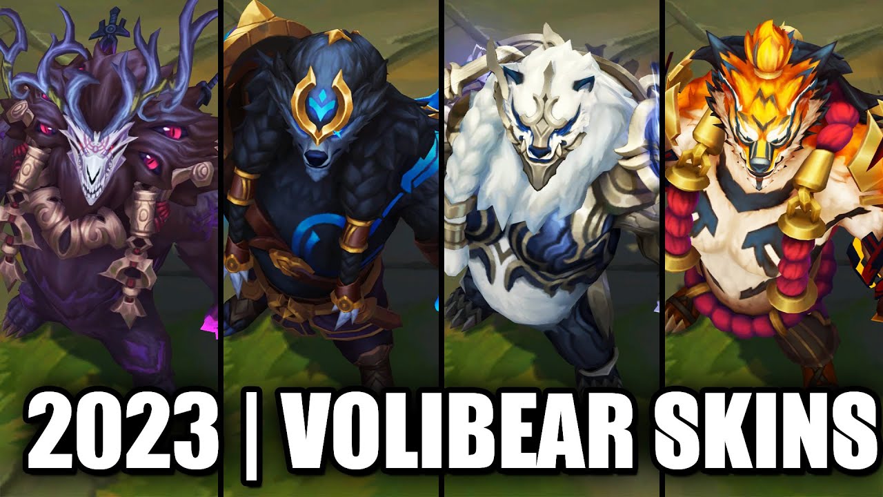 ALL VOLIBEAR SKINS SPOTLIGHT 2023 | League of Legends - YouTube