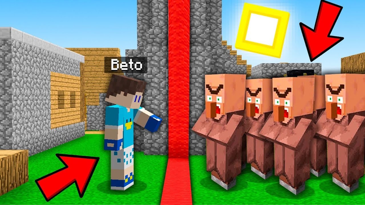 Why did the VILLAGERS SPLIT the VILLAGE in HALF in Minecraft! - YouTube