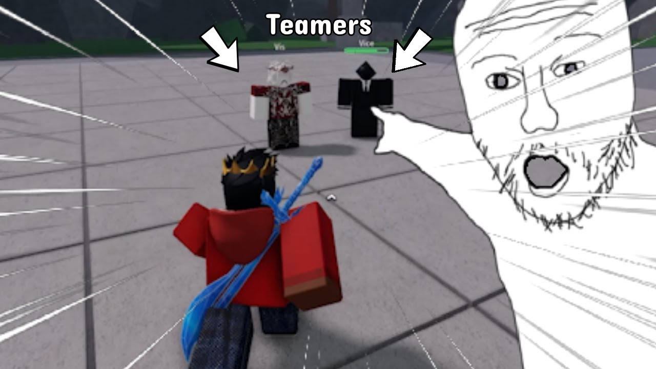 Fighting The Ultimate Teamers in the Ultimate Battlegrounds - YouTube