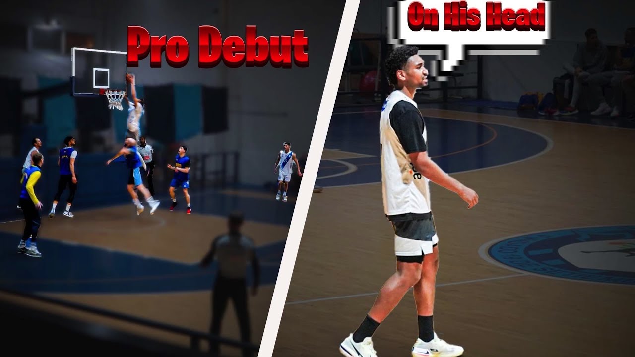 I Dropped 30 In My First OFFICIAL Pro Debut Overseas! - YouTube
