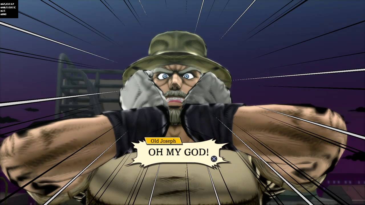 JoJo's Bizarre Adventure: Eyes of Heaven - Old Joseph "OH MY GOD ...