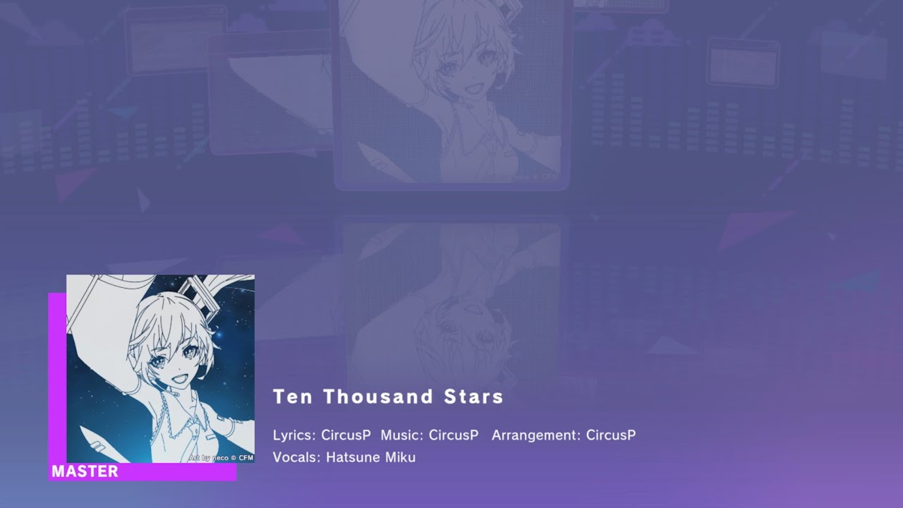 Playing Ten Thousand Stars on Master LV. 26 [All Perfect] - YouTube