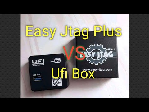 review ufi box vs easy jtag plus | cek health ic emmc - YouTube
