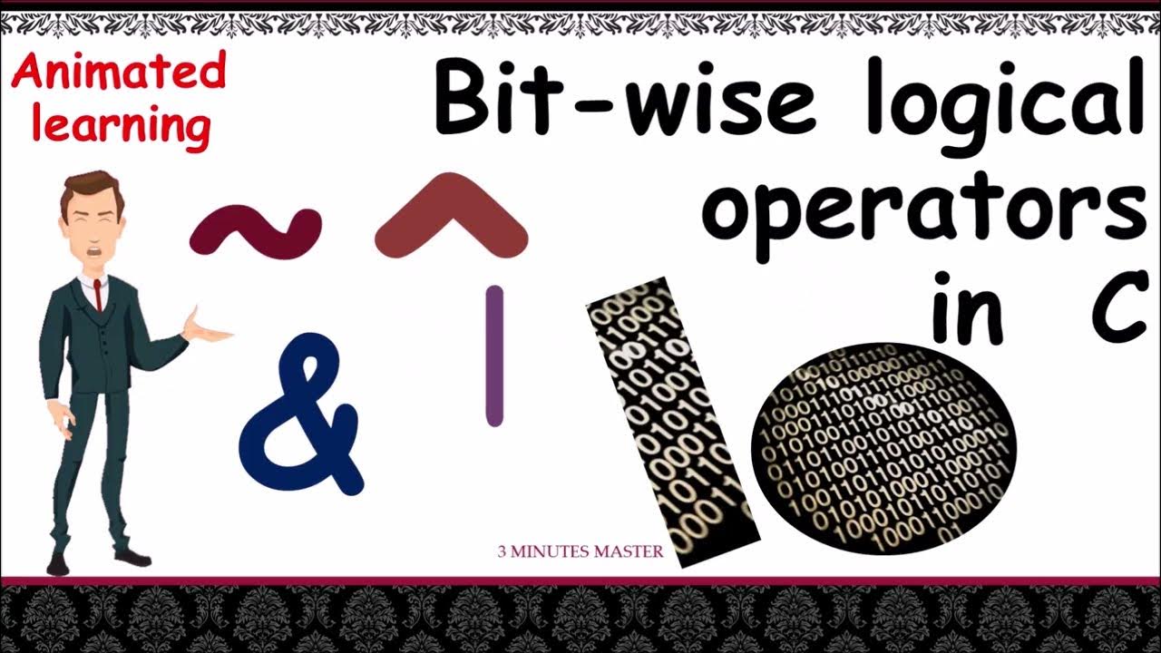 Bit - wise Logical Operators in C || AND ,OR, XOR, NOT || 3 minutes ...