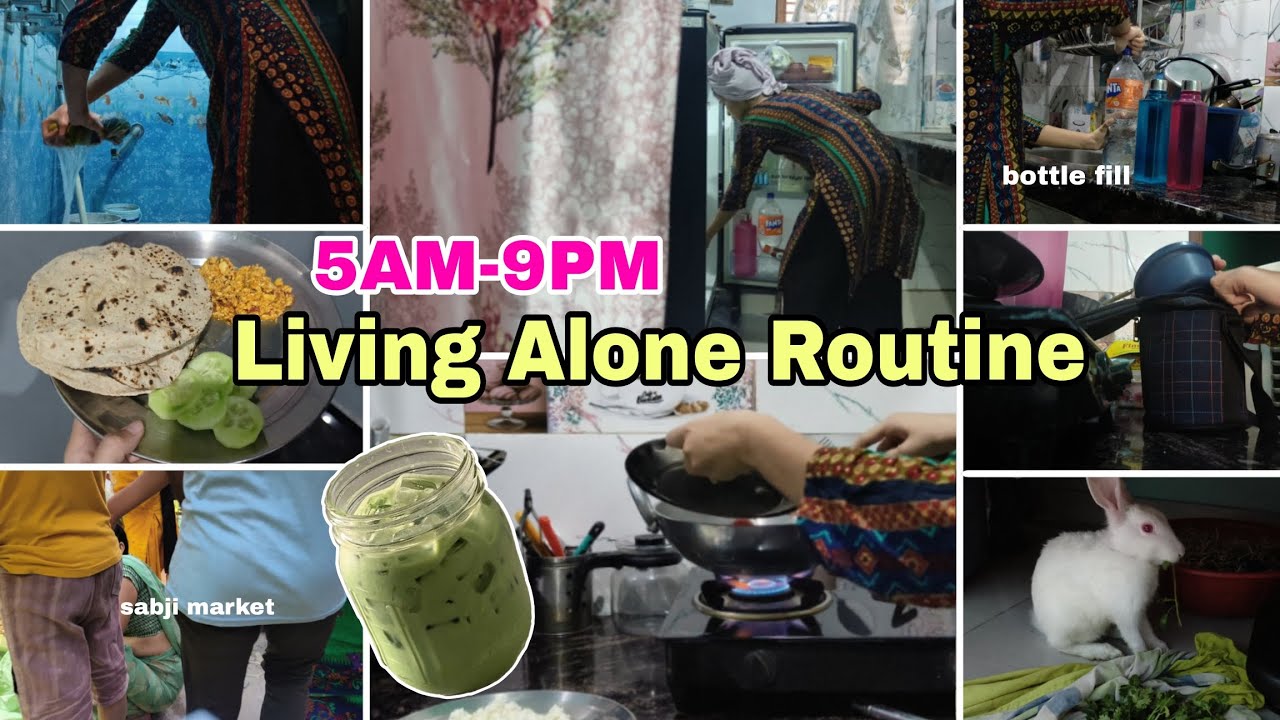 *living alone* MORNING-NIGHT ROUTINE🫧/Vegetables Market,Household ...
