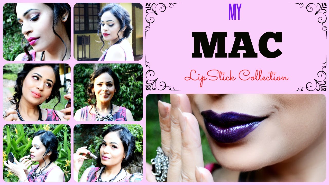 My MAC Lipstick Collection Collaboration With Octoboo - YouTube