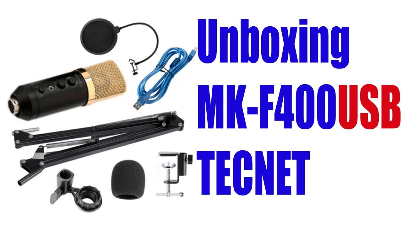 Unboxing MK-F400USB - mostrando que vem no kit da TECNET - YouTube