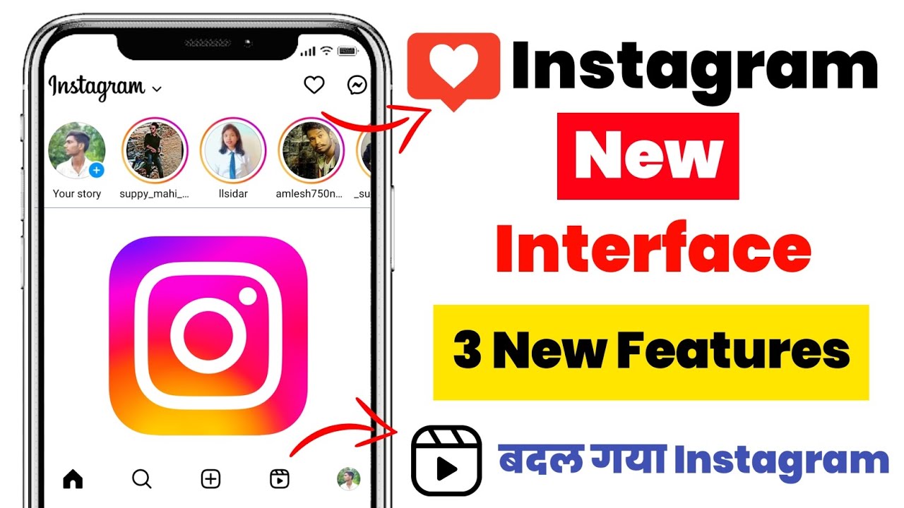 Instagram New Update | Top 3 New Features Add And Change Interface ...