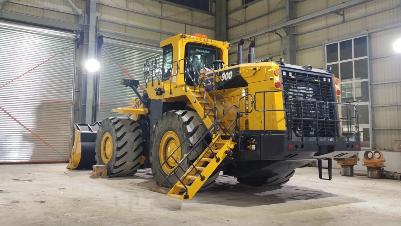 Brand New Wheel Loader Komatsu WA900 Assembly| Amazing Machine - YouTube