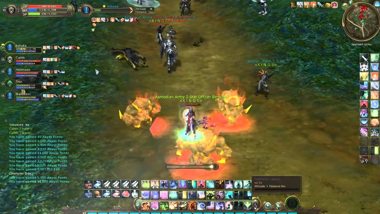 K i n g s offical gamez aion pvp movie - YouTube