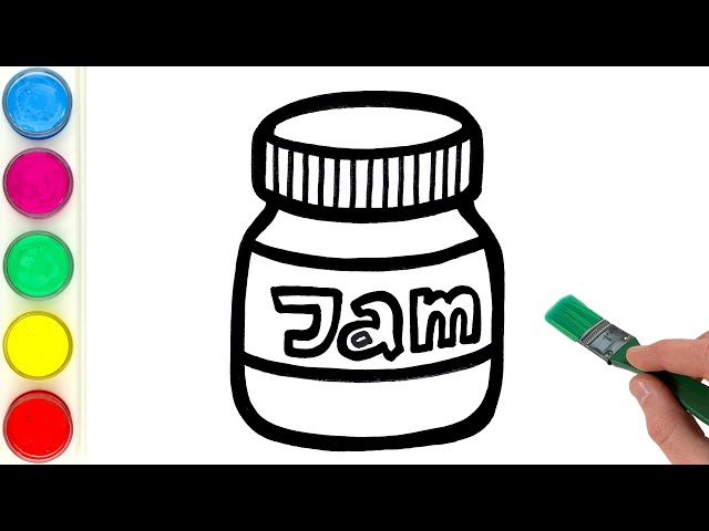 Jam Picture Drawing, Painting, Coloring for Kids and Toddlers | Let's ...