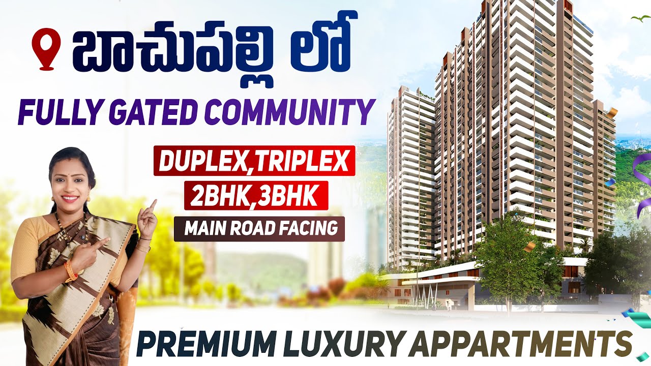 2 & 3 BHK Duplex/Triplex Flats in Bachupally | Under Construction | Lowest Prices! - YouTube