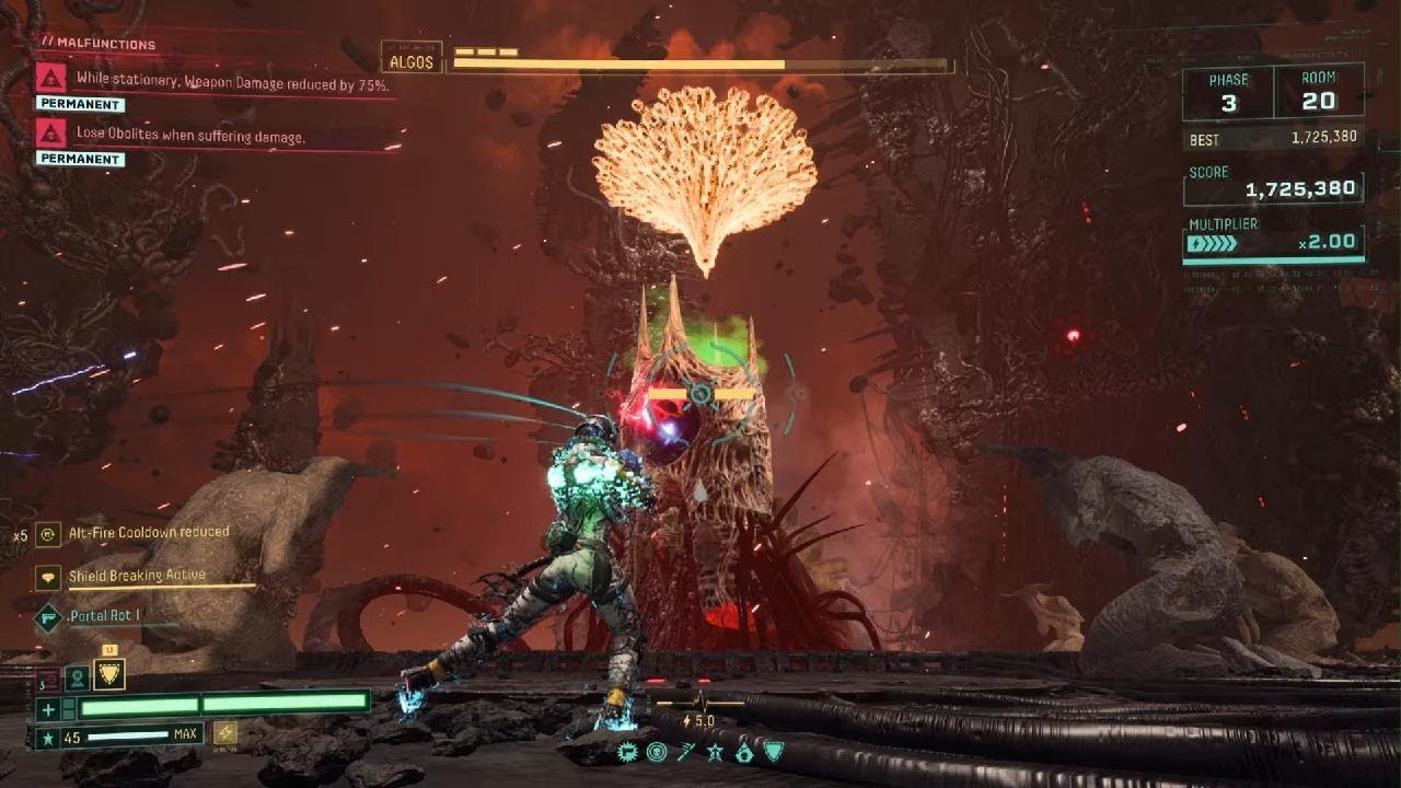 Returnal algos phase 3 boss fight - YouTube