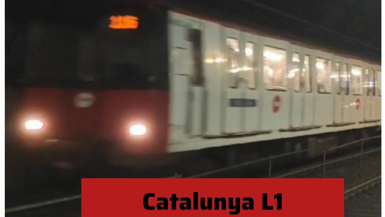 Metro de Barcelona: Catalunya L1 (TMB 4000 - 6000) - YouTube