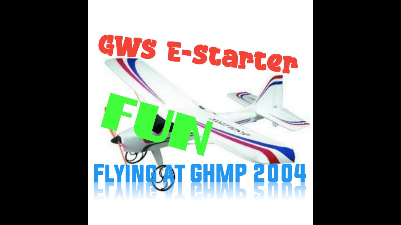 GWS E-STARTER MY FIRST RC PLANE WITH AILERONS - YouTube